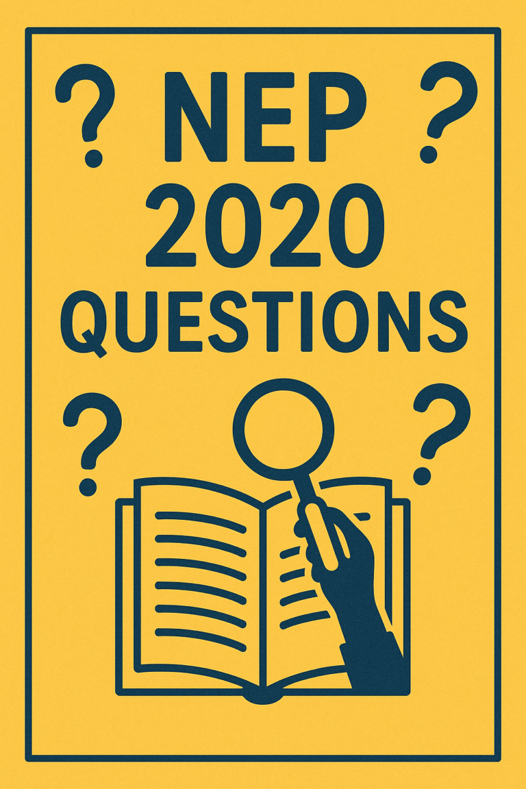 NEP 2020 Questions for CTET, STET, BPSC TRE | Free MCQs