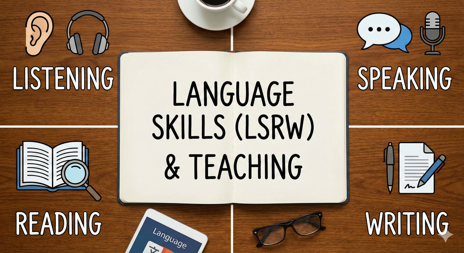Language Skills(LSRW) and Their Role in Language Teaching